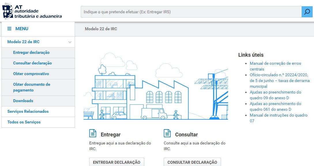 Entrega da declaração do IRC / Modelo 22 terá mais 19 dias de prazo em ...